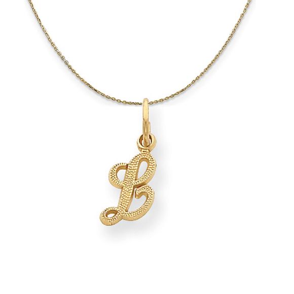 Black Bow Jewelry Co. | Jewelry | Sadie 4k Yellow Gold Satin Script ...